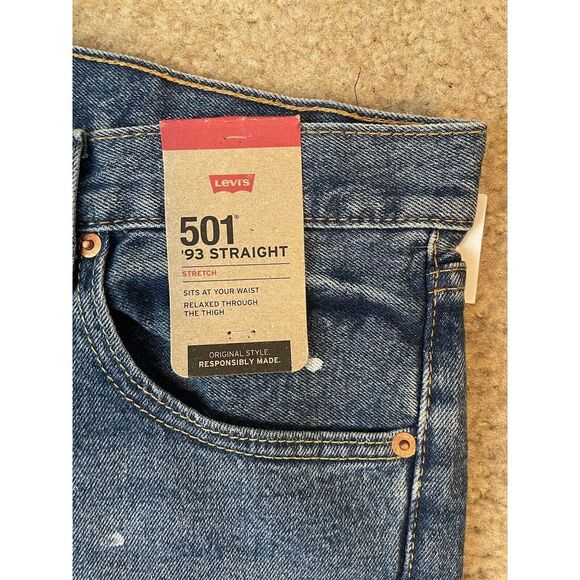 Levi's | Jeans | Levis Mens 5 93 Straight Fit Jeans Dark Stones Rinse ...